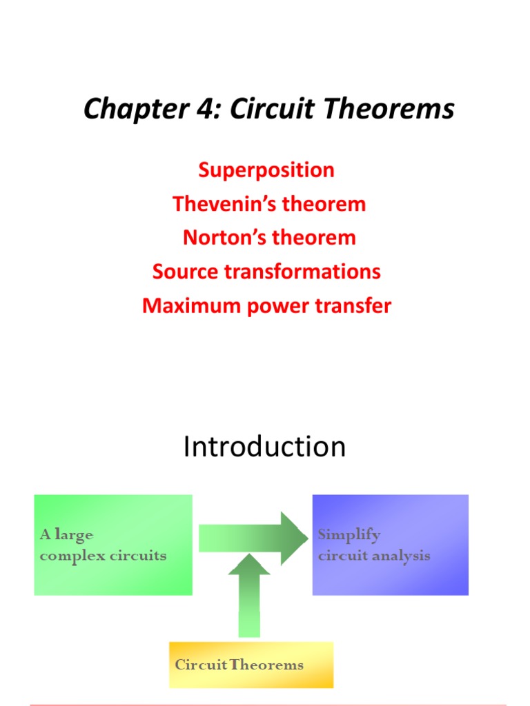 Chapter 4 PDF | PDF | Electrical Network | Electronic Circuits