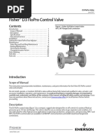 Fisher D4 Control Valve Manual | PDF | Pounds Per Square Inch | Valve