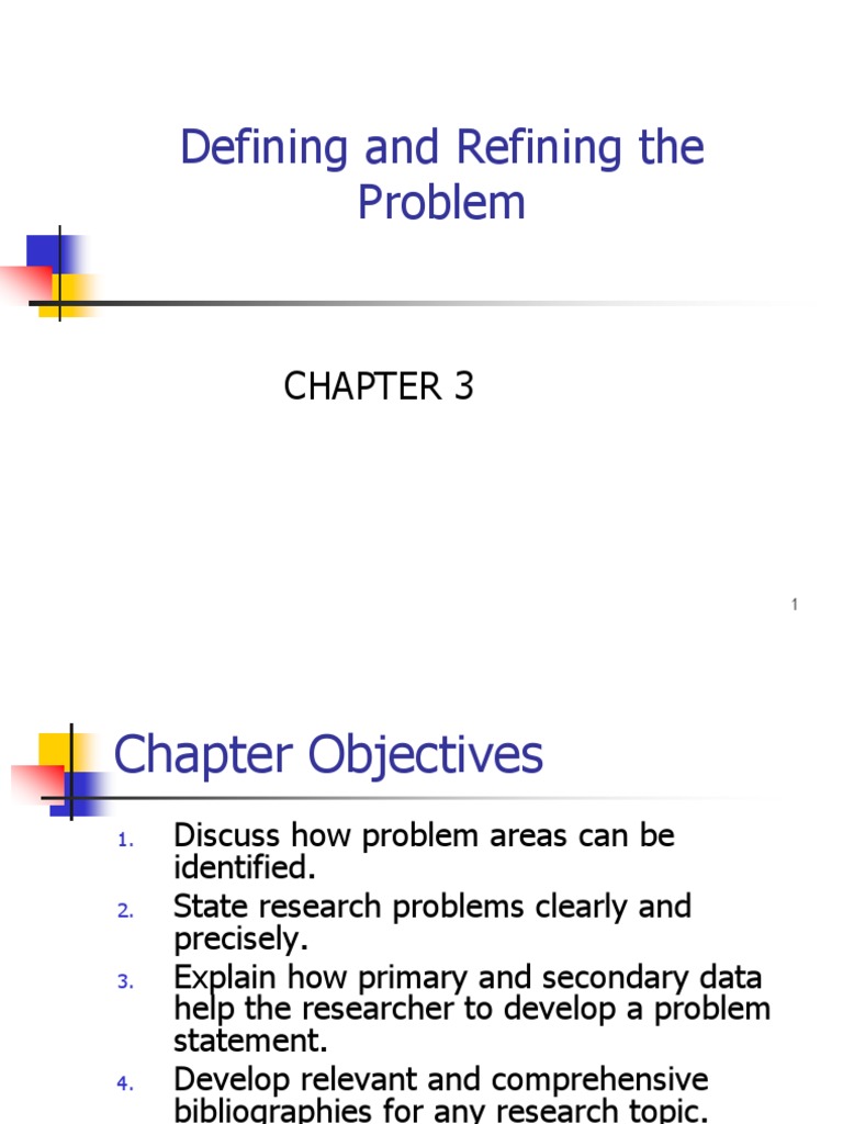 Defining and Refining The Problem | PDF | Causality | Qualitative Research