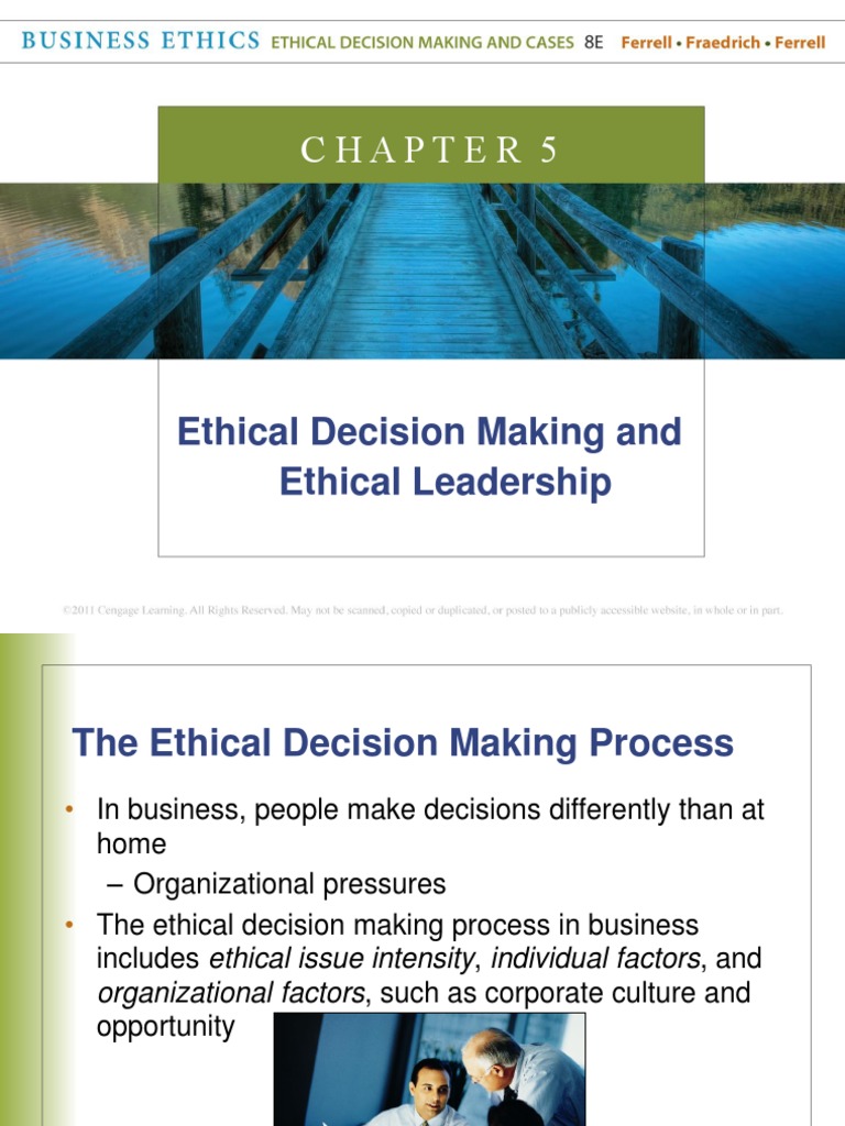 Ethical Decision Making in Business Leadership | PDF | Organizational ...