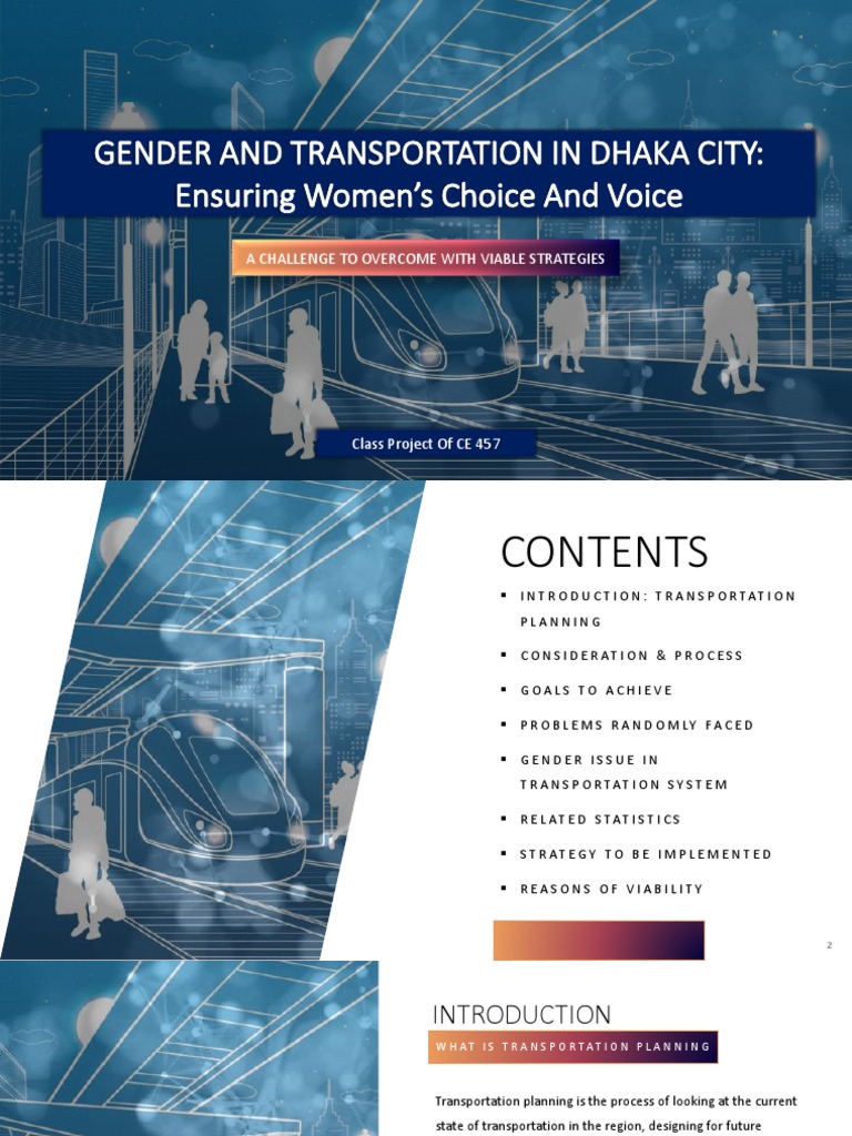 Gender and Transportation | PDF | Transport | Society