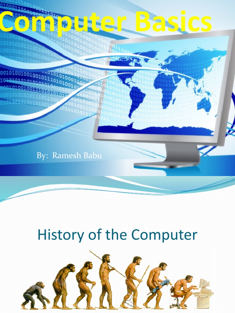 Computer Basics: By: Ramesh Babu | PDF | Operating System | Random Access Memory