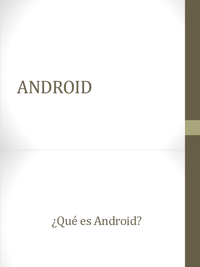 ¿Qué Es El Android? | PDF | Android (sistema operativo) | Kernel ...
