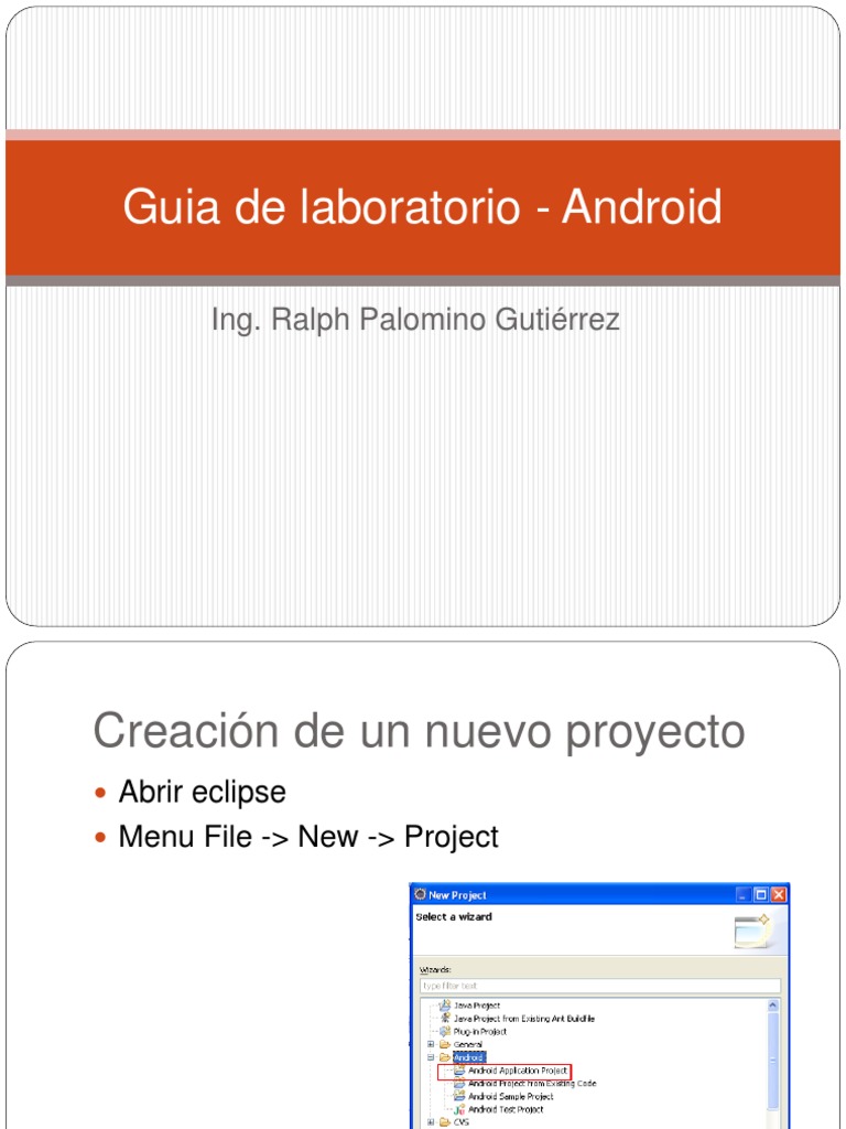 Guia de Laboratorio - Android | PDF