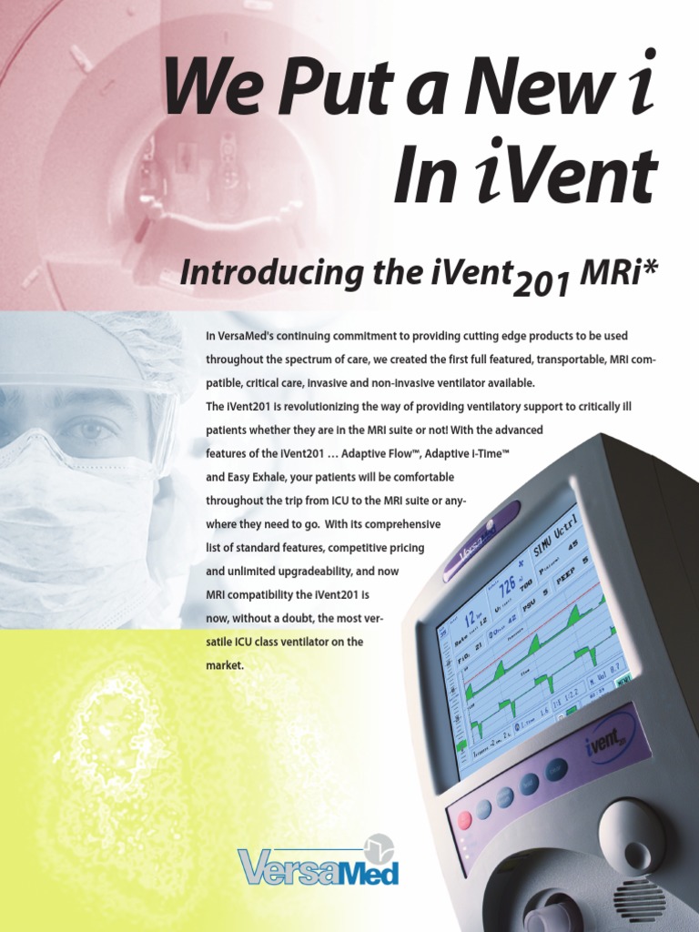 Weputanew in Vent: Introducing The Ivent201 Mri | PDF | Breathing ...