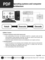Chapter 1 - Operating System Notes | PDF