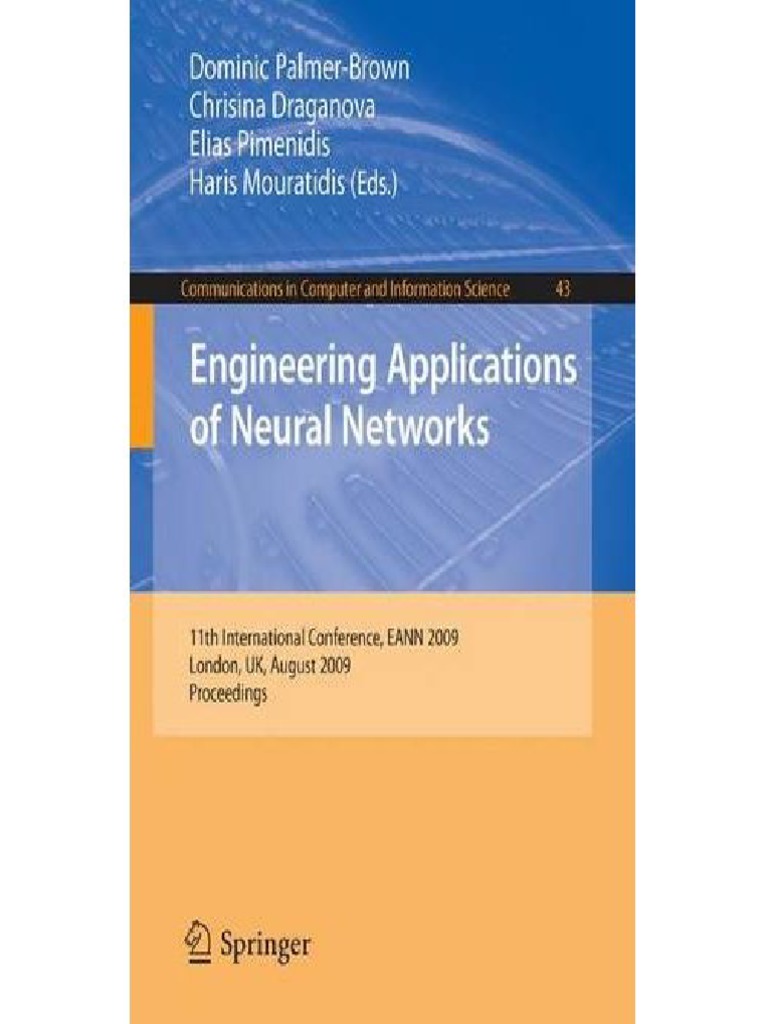 Engineering Applications of Neural Networks | PDF | Ozone | Fuzzy Logic