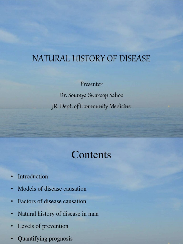Natural History of Disease Overview | PDF | Wellness | Medical