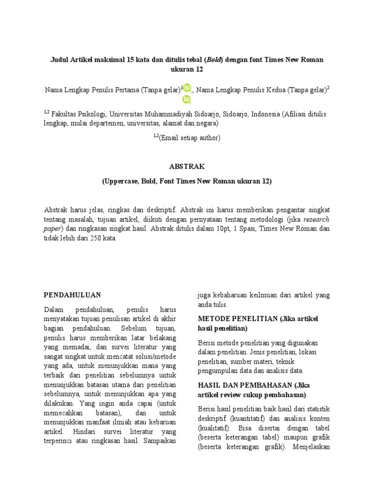 Full Paper Template IIUCP 2020 | PDF