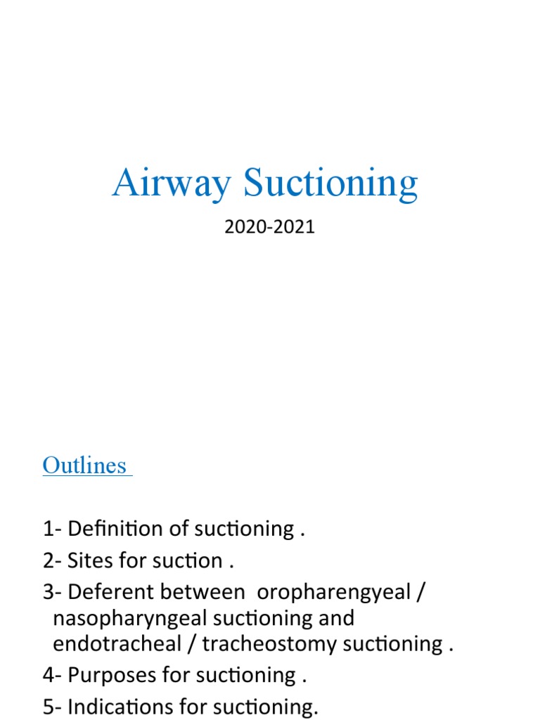 2 Air Way Suction | PDF | Catheter | Respiratory System