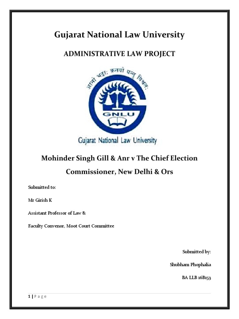Administrative Law Project | PDF | Administrative Law | Tribunal Administrative Law Project | PDF | Administrative Law | Tribunal