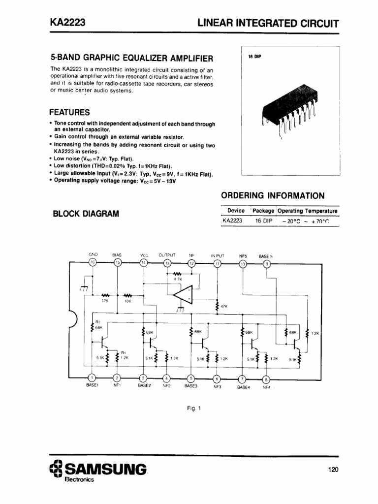 Samsung KA2223 Datasheet | PDF