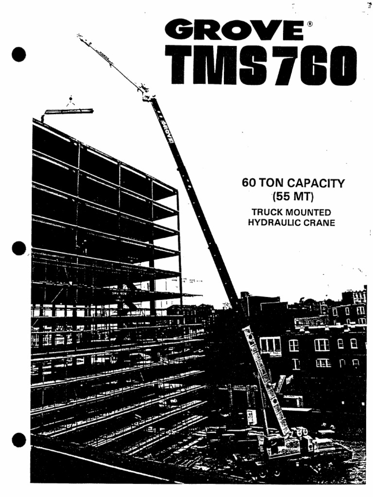 60 Ton Truck-Mounted Hydraulic Crane Features | PDF | Crane (Machine ...