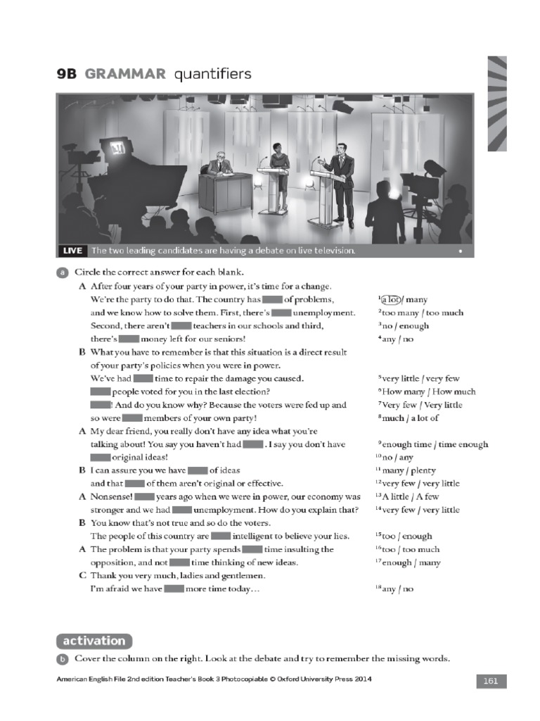 Grammar Practice 9B | PDF