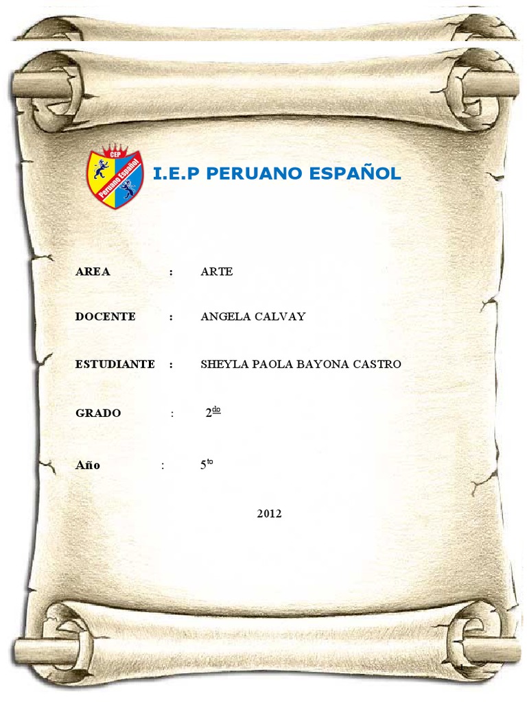 Caratula Peruano Español | PDF