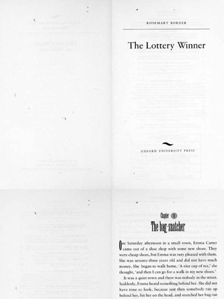The Lottery Winner | PDF