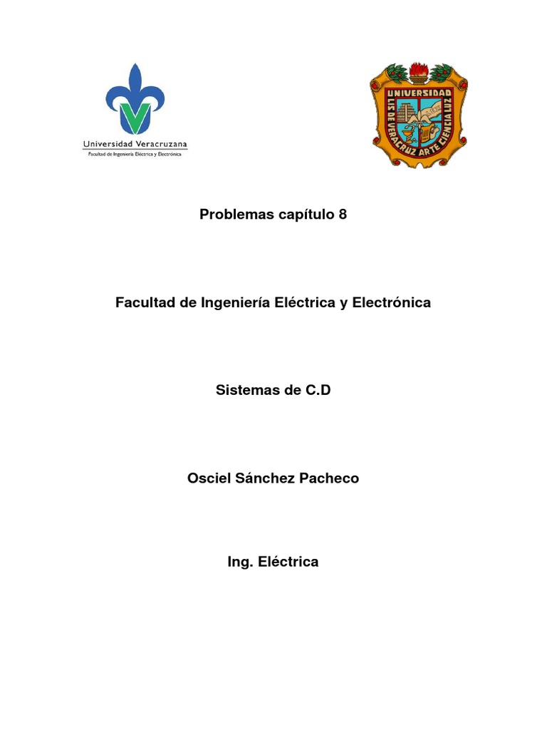 Problemas Cap 8 | PDF | Electricidad | Cantidad