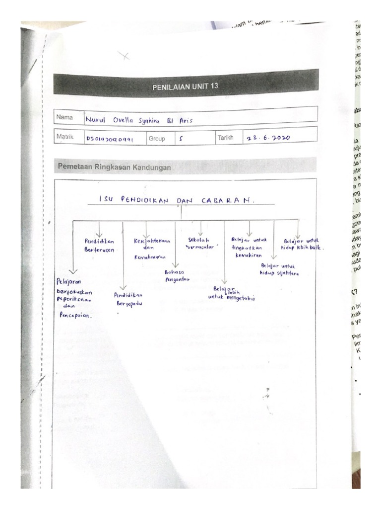 Penilaian UNIT 13 | PDF