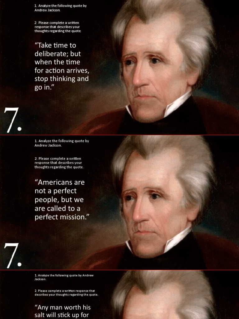 Analyzing Jacksonian Democracy | PDF | Nullification (U.S. Constitution ...