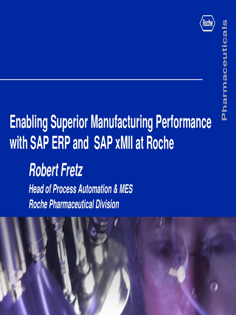 Sap Mii in Pharma Industry Roche Case Study PDF | PDF | Sap Se | Performance Indicator