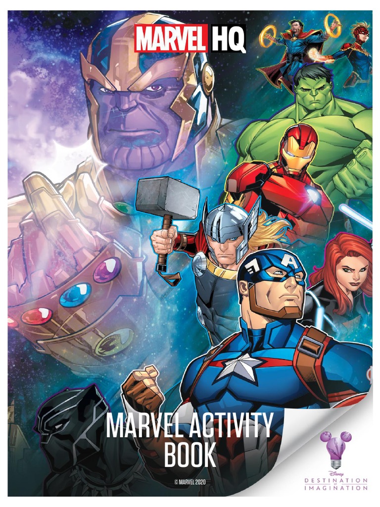 Marvel Activity Booklet UK Final-Min PDF | PDF | Marvel Comics | Comics