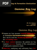 Gamma Ray Log Interpretation Guide | PDF | Physics | Radioactive Decay