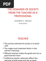 Elements of A Profession | PDF | Professional Certification | Profession