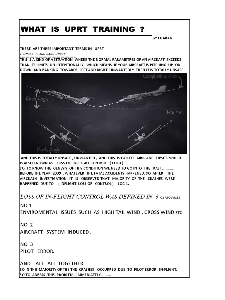 UPRT Training for Pilots | PDF