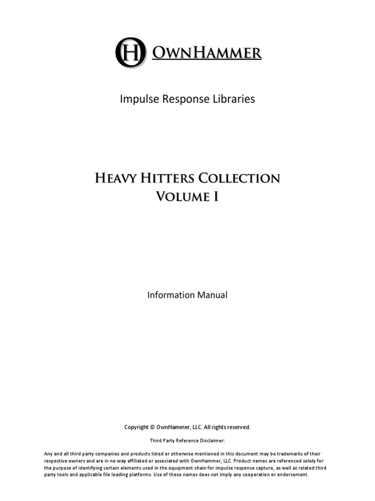 Heavy Hitters Collection PDF | PDF | Microphone | Computer File