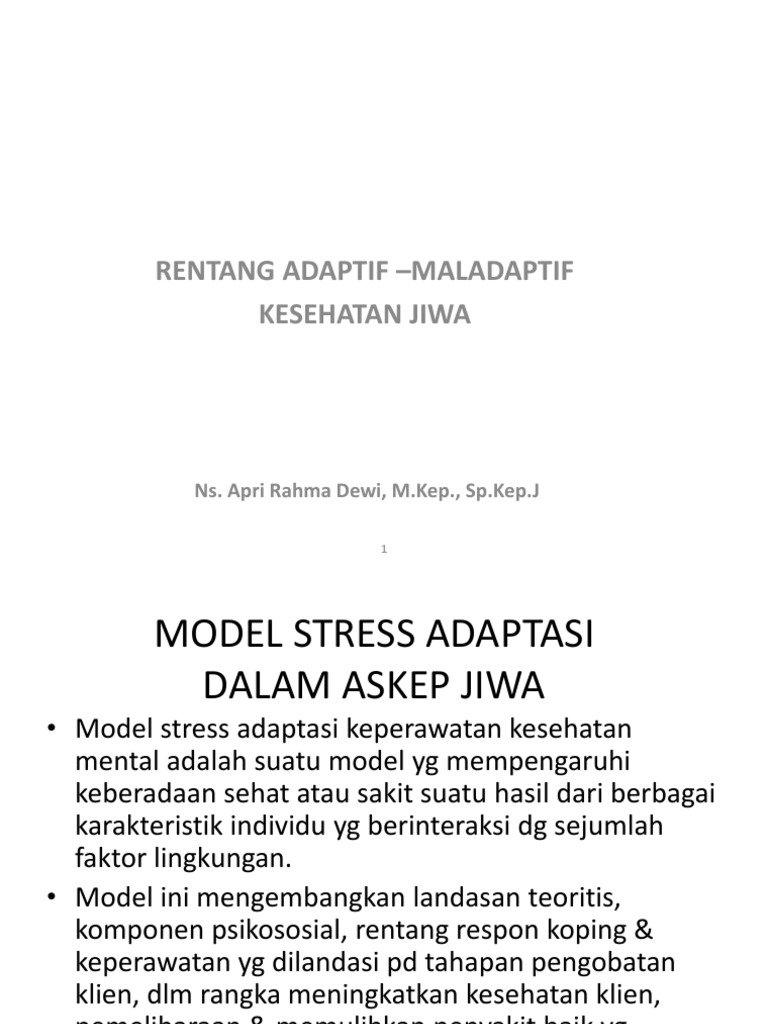 Model Stress Adaptasi Stuart Laraia | PDF