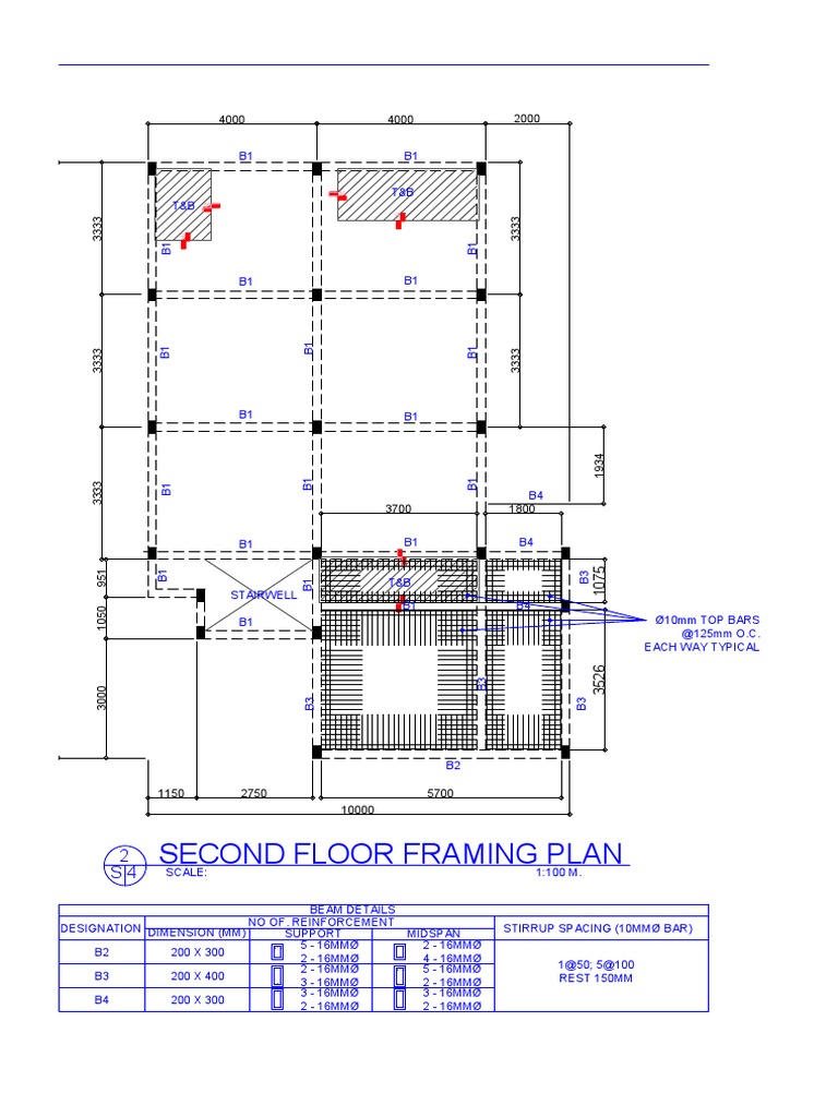Second Floor Framing Plan | PDF