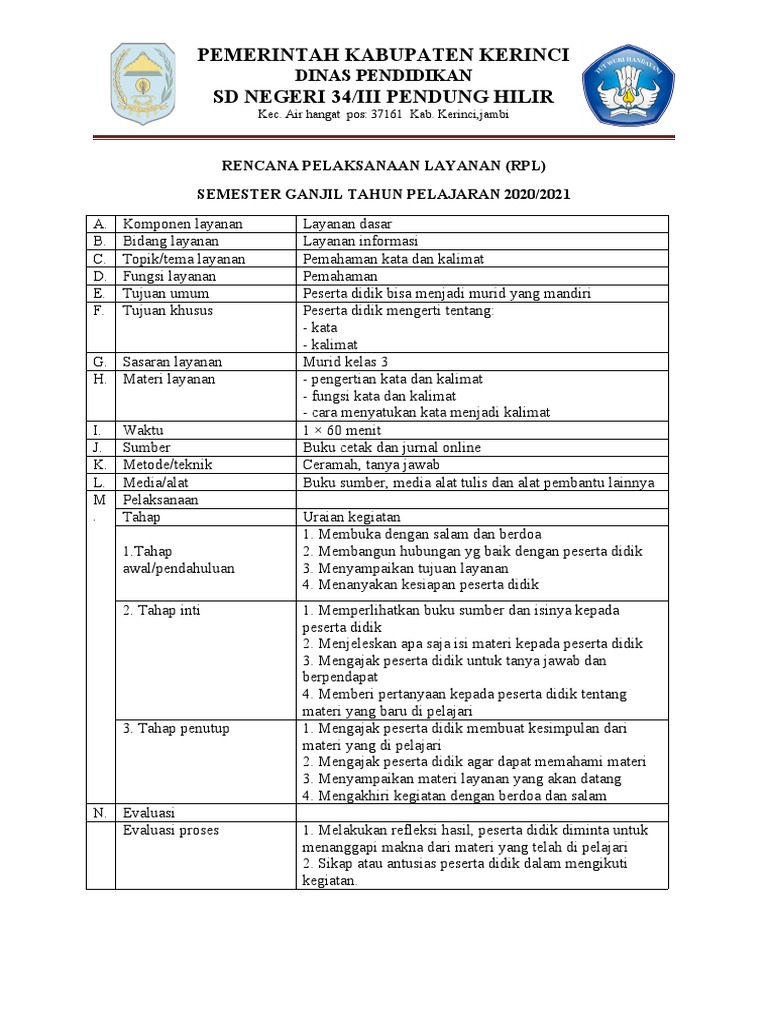 RPL Bahasa Indonesia | PDF | Karier & Perkembangan