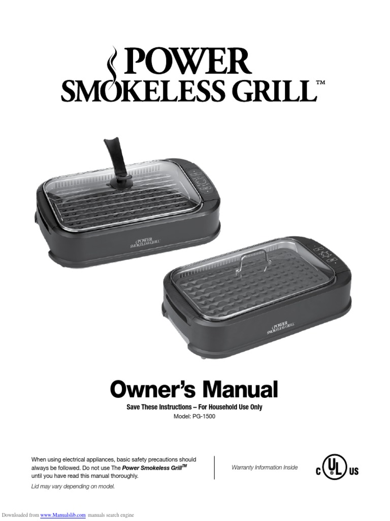Owner's Manual: Save These Instructions - For Household Use Only | PDF