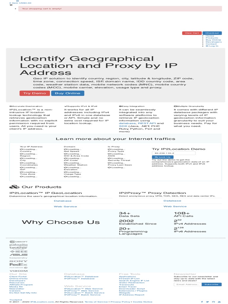 Identify Geographical Location and Proxy by IP Address: Why Choose Us | PDF | Proxy Server | Ip ...