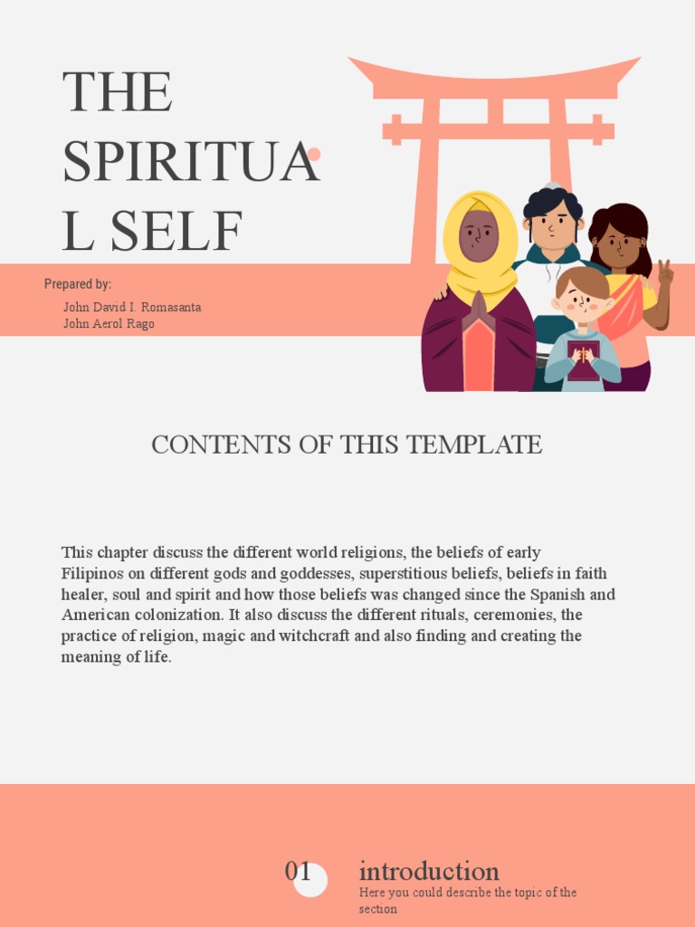 THE Spiritua L Self: Prepared By: John David I. Romasanta John Aerol Rago | PDF | Religion And ...