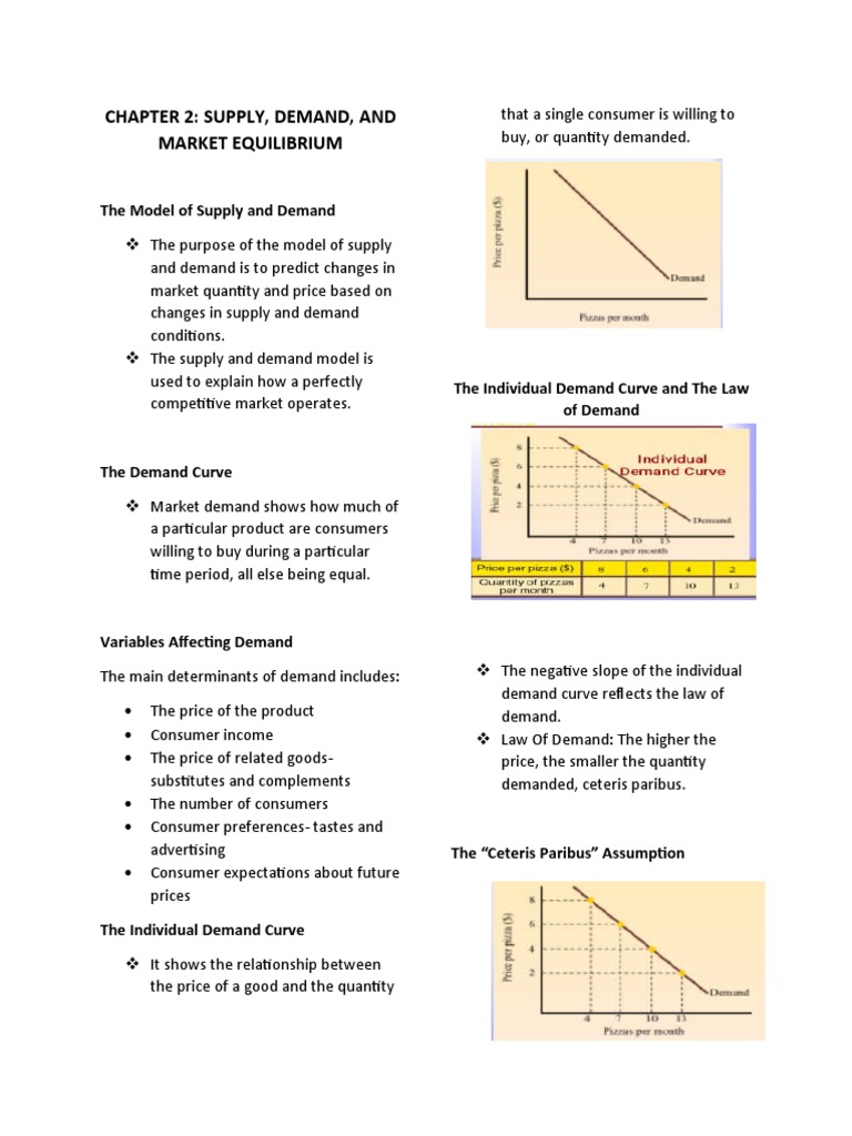 Chapter 2 Supply Demand and Equilibrium | Download Free PDF | Supply ...