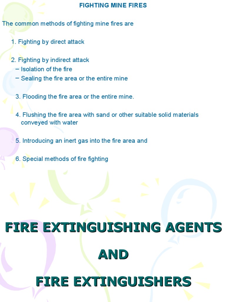 Fire Extinguishing Agents | PDF | Sodium Bicarbonate | Fires