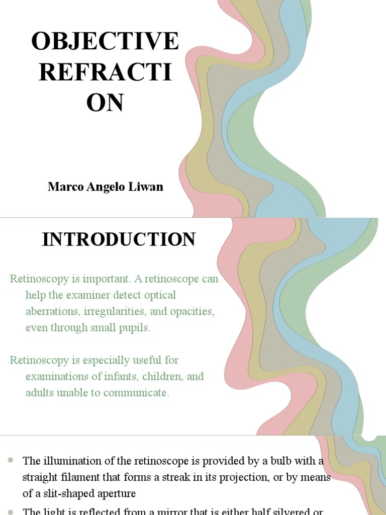 Pemeriksaan Refraksi Objektif | PDF | Eye | Optics