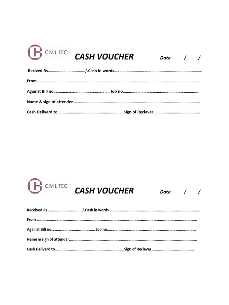 Cash Voucher | PDF