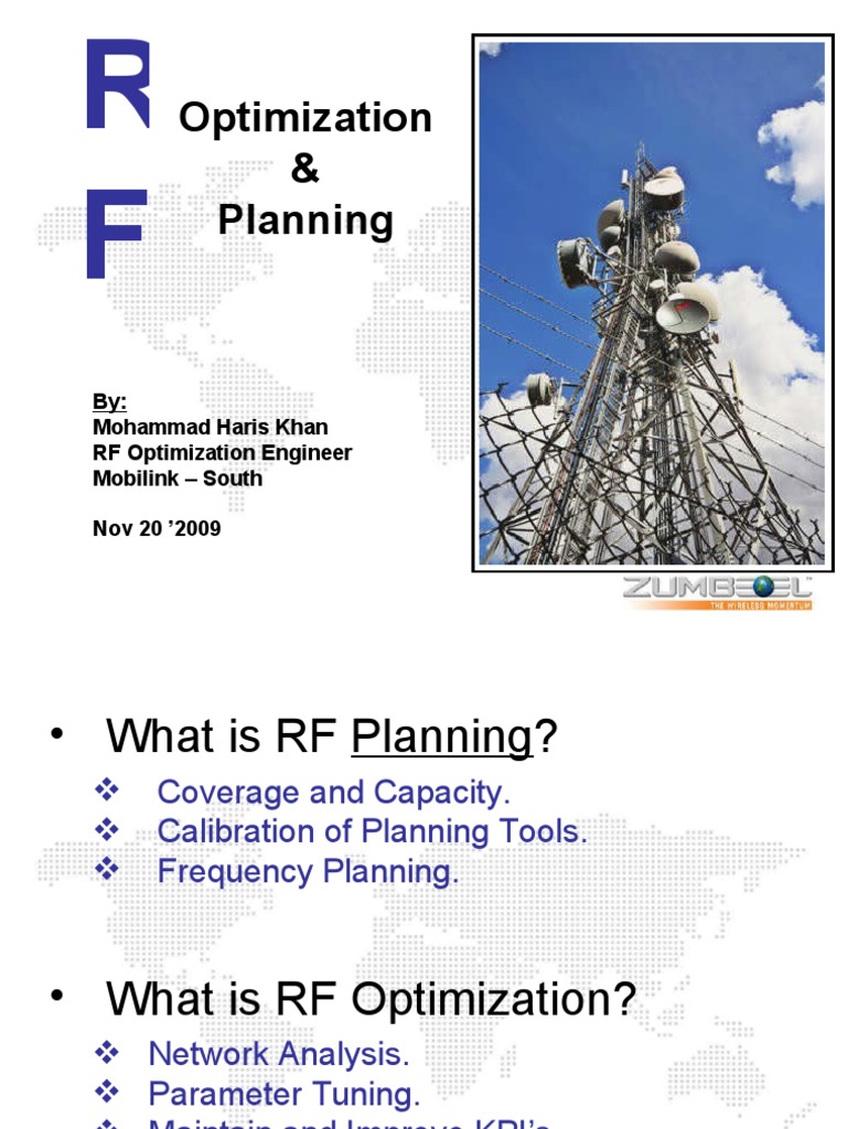 984presentationuitrf Optimization and Planning 100106130247 Phpapp01 ...