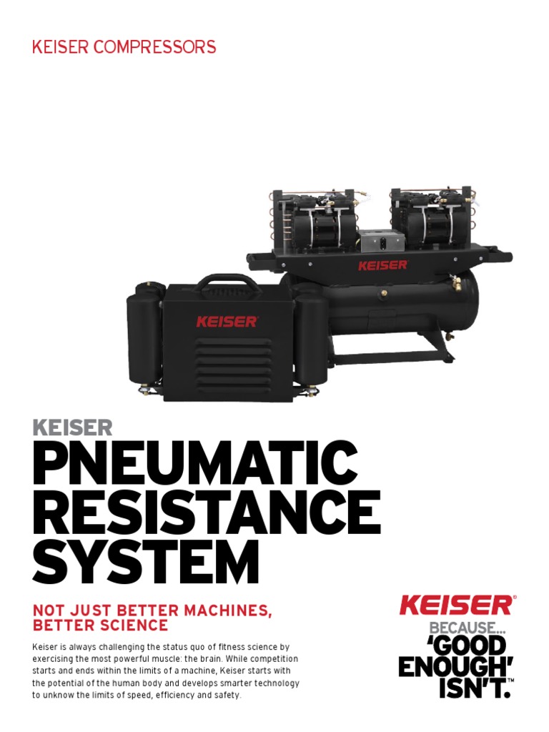 Keiser Pneumatic Resistance Compressors Sell Sheet | PDF | Pipe (Fluid ...