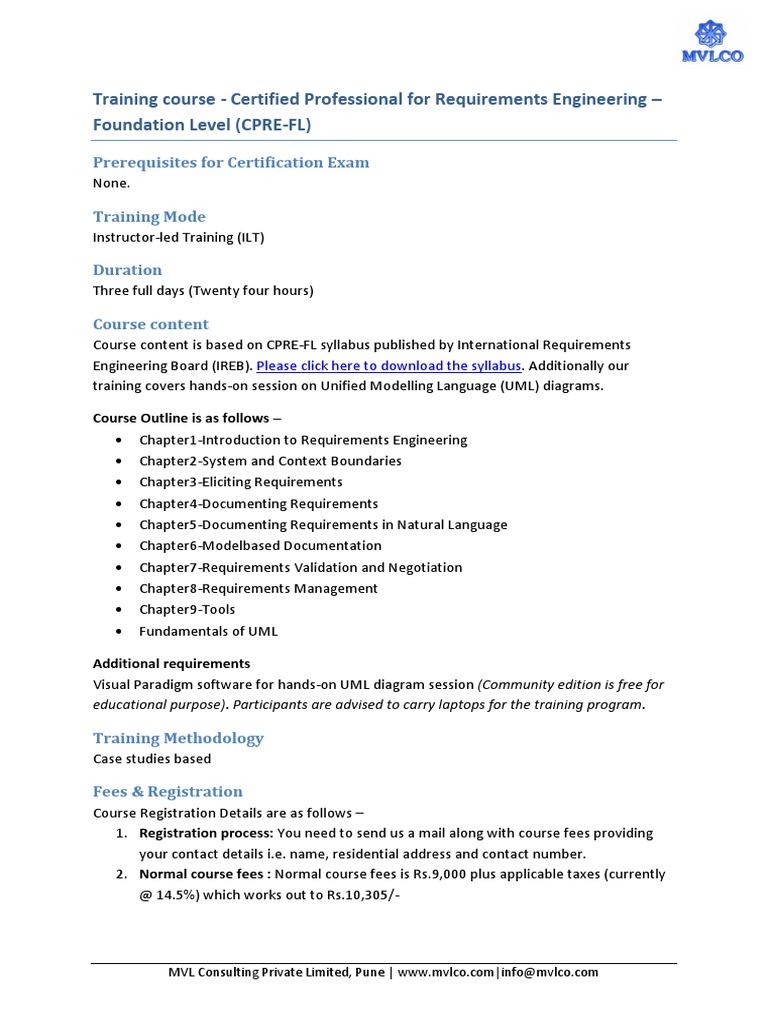CPRE-FL Requirements Engineering Training | PDF | Business
