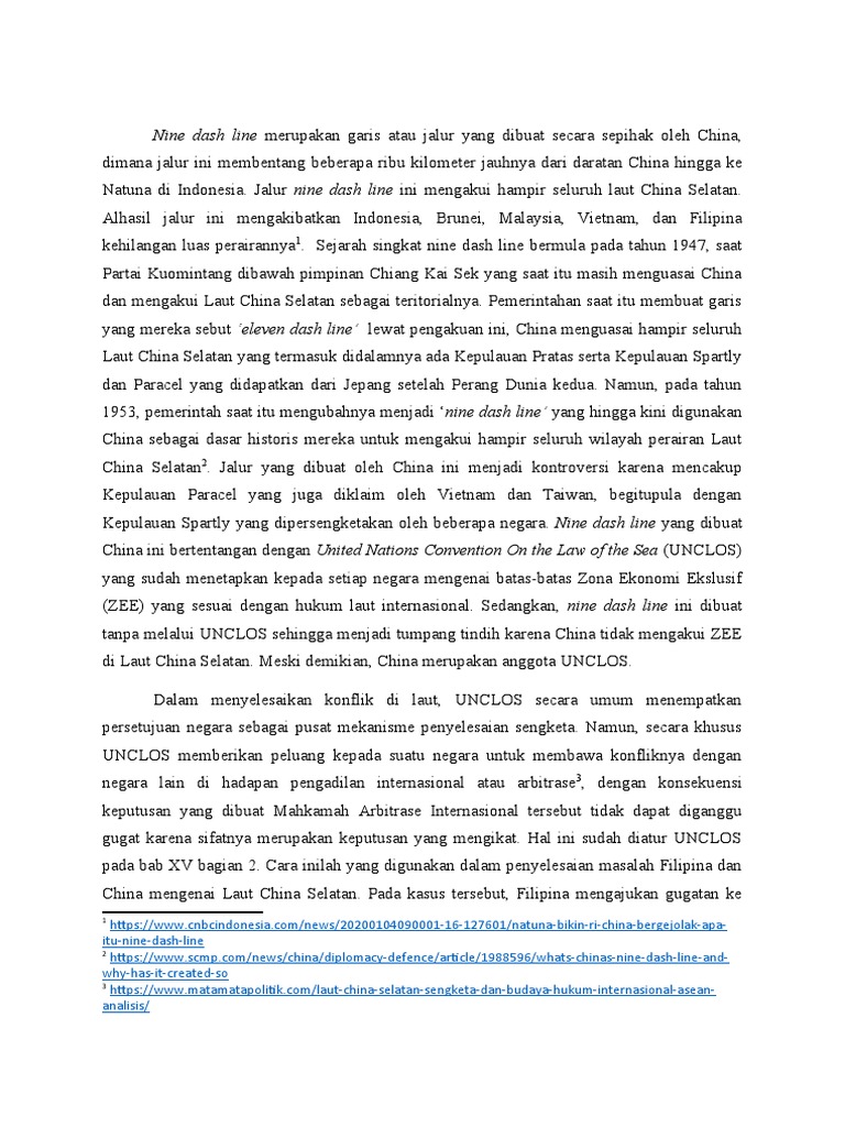 Nine Dash Line | PDF