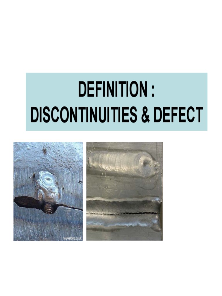 2 Defects and Discontinuties | PDF | Casting (Metalworking) | Fracture