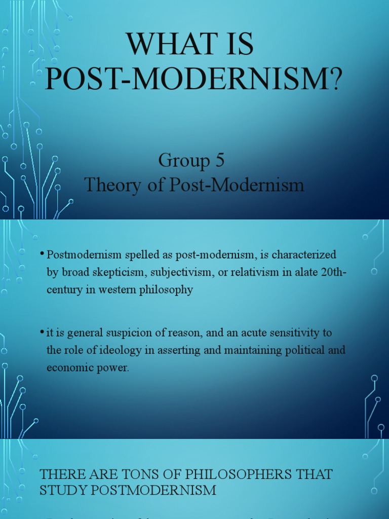 Theory of Postmodernism | PDF