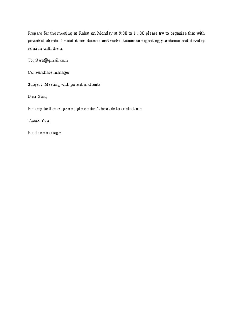 Business Email | PDF | Business