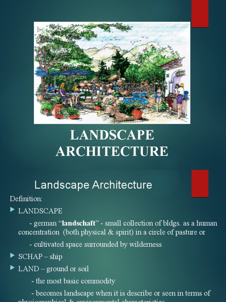 Landscape Architecture Defined | PDF | Landscape Architecture | Gardening