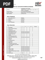 Roller Compactor Inspection Checklist | PDF | Wheeled Vehicles | Car