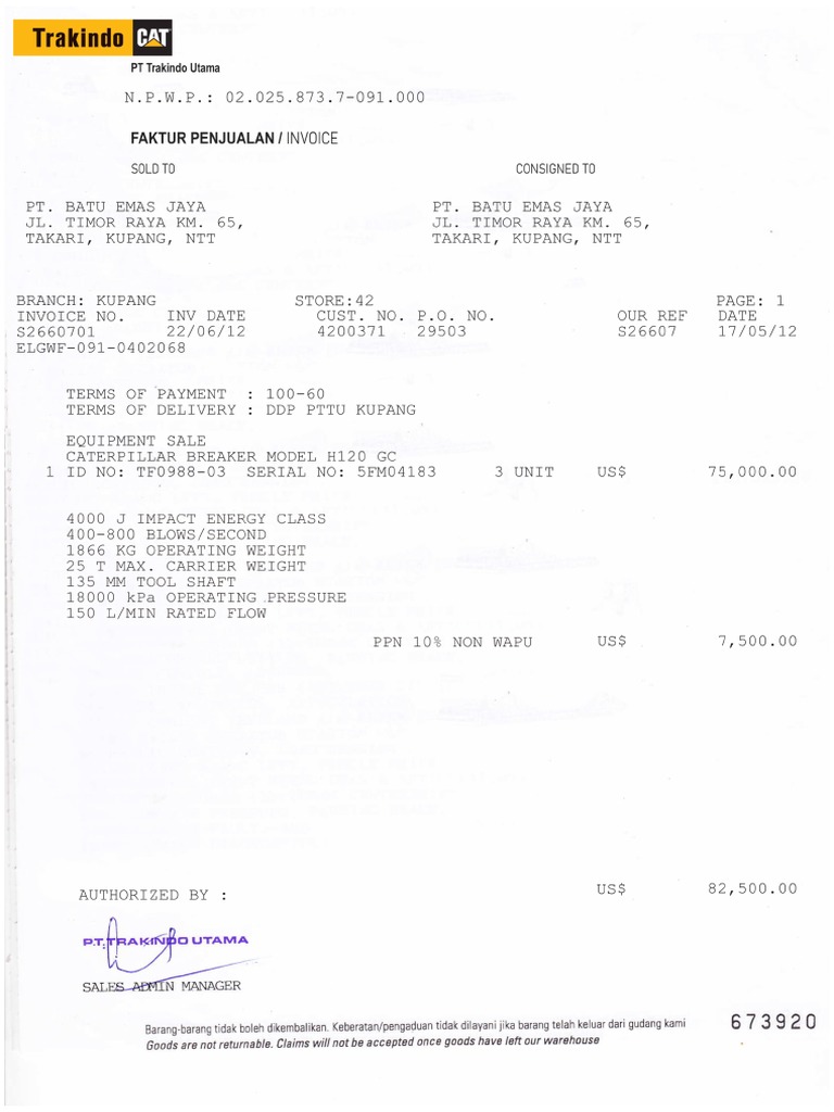 Invoice Breaker | PDF