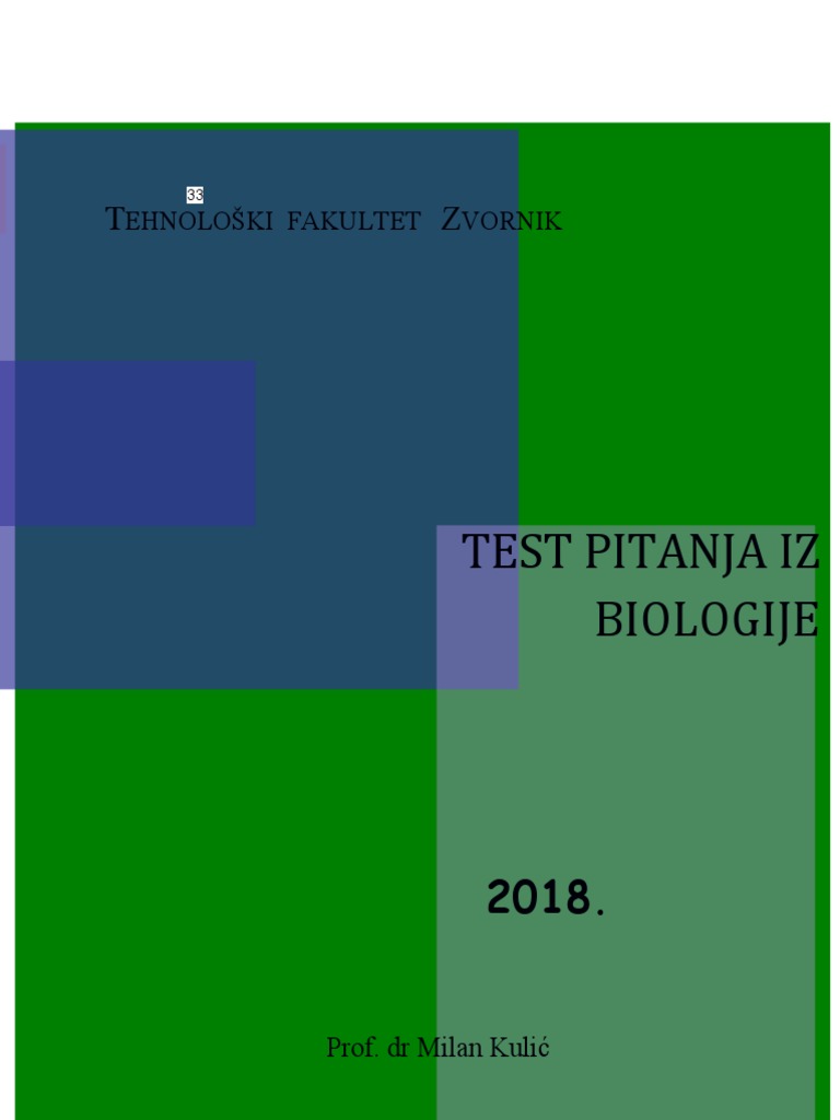 Skripta Biologija 2020 | PDF